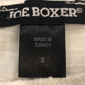 Joe Boxer | Tops | Joe Boxer White Blue Embroidered Peasant Square Neck ...